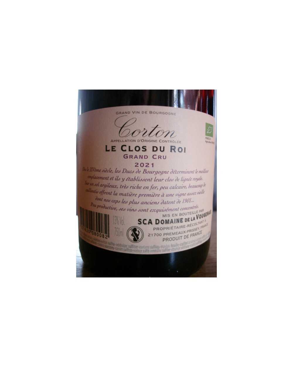 CORTON CLOS DU ROI GRAND CRU Domaine de la Vougeraie 2021